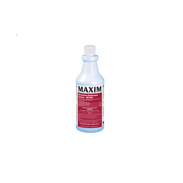 (RB384) MAXIM ALL SURFACE BATHROOM CLEANER, 1QT (12/CS)