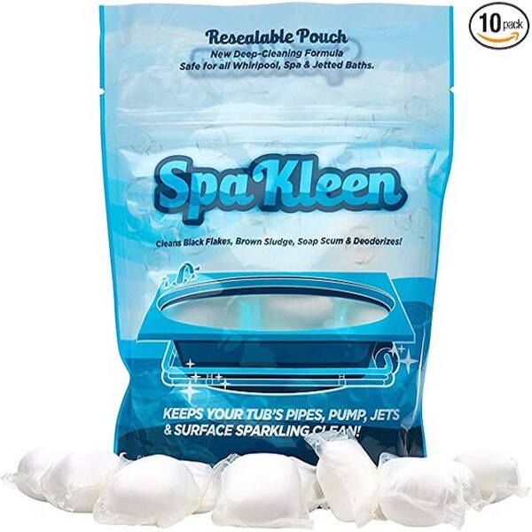 SPAKLEEN SPA BATH CLEANER, SOLUBLE TABS (10/PK) (2PKS/CS)